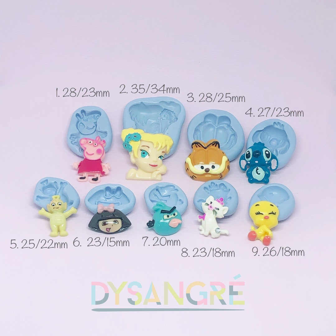 Cartoon Character Theme Silicone Molds - Etsy UK