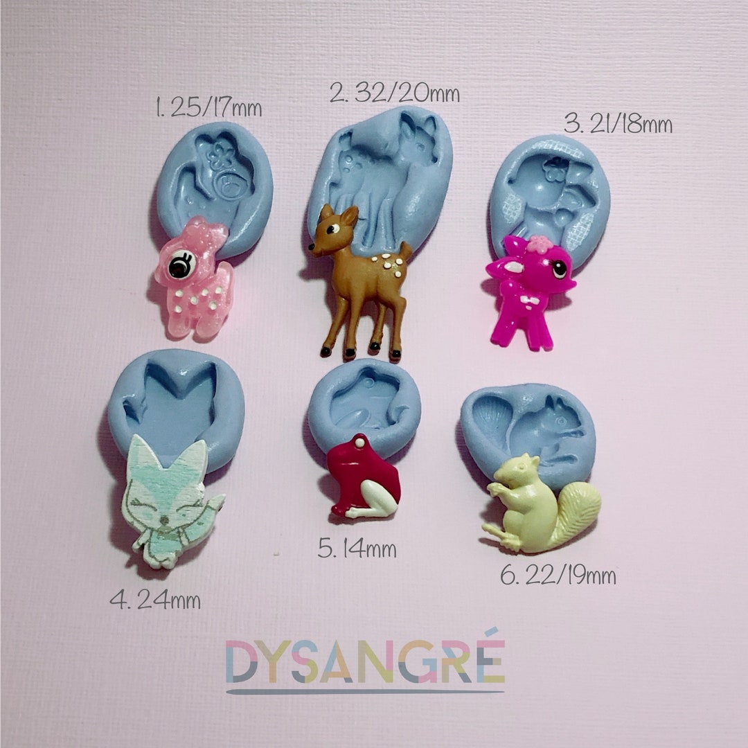 Forest Animal Theme Silicone Mold - Etsy