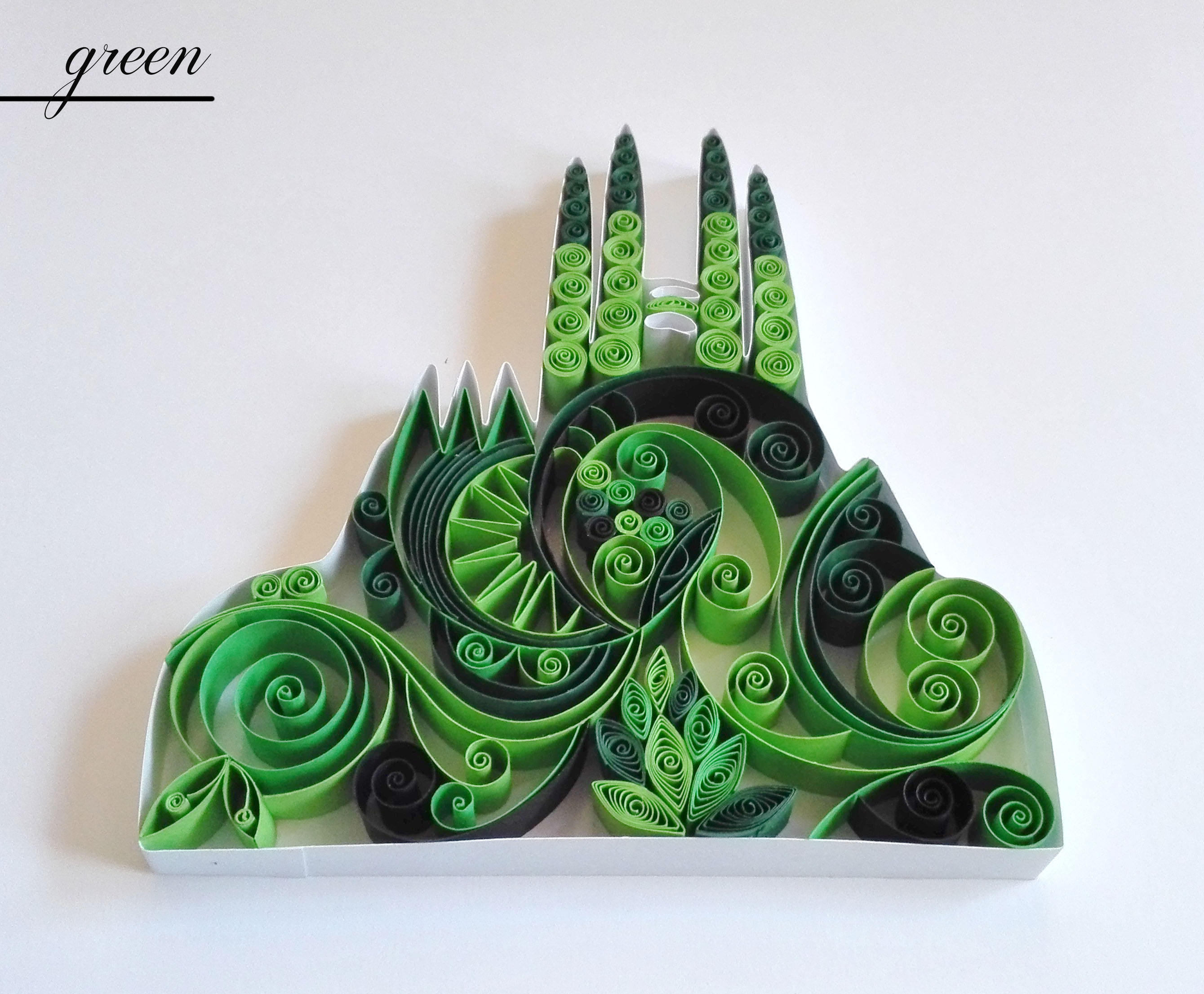 Barcelona Lovers. Quilled Paper Art Sagrada Familia Antoni Gaudi ...