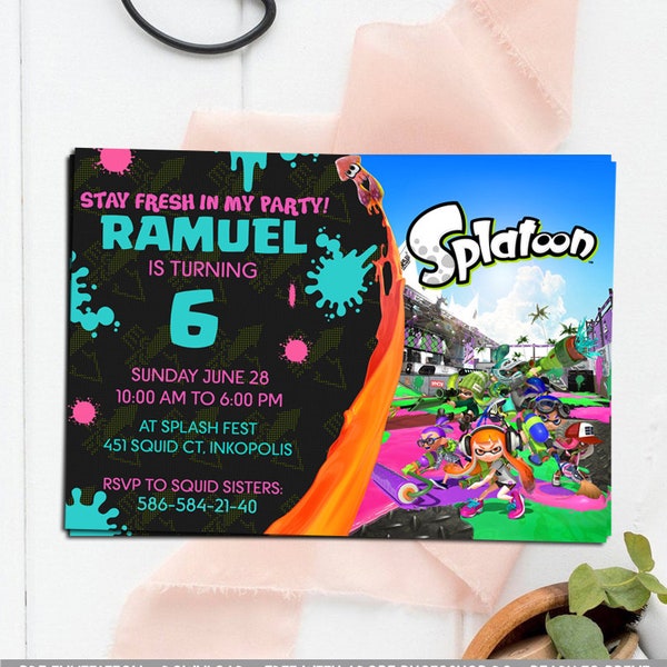 Splatoon - Etsy