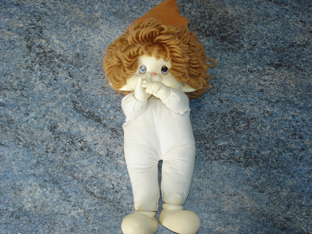 RARE Old Plush Doll KIKI White Clown Monchhichi Vintage Wool Hair - Etsy UK