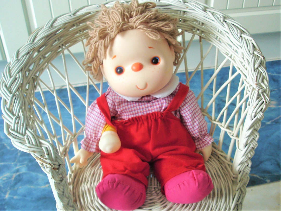 Vintage Ice Cream Doll Rag Doll With Yarn Hair - Etsy