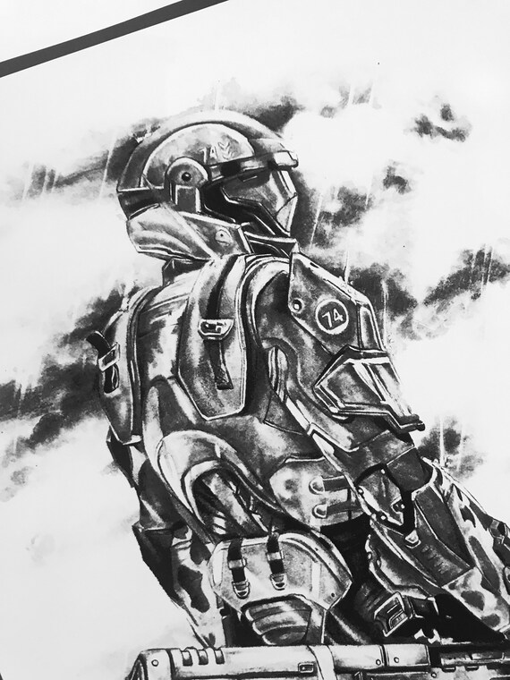 Halo Odst Drawing