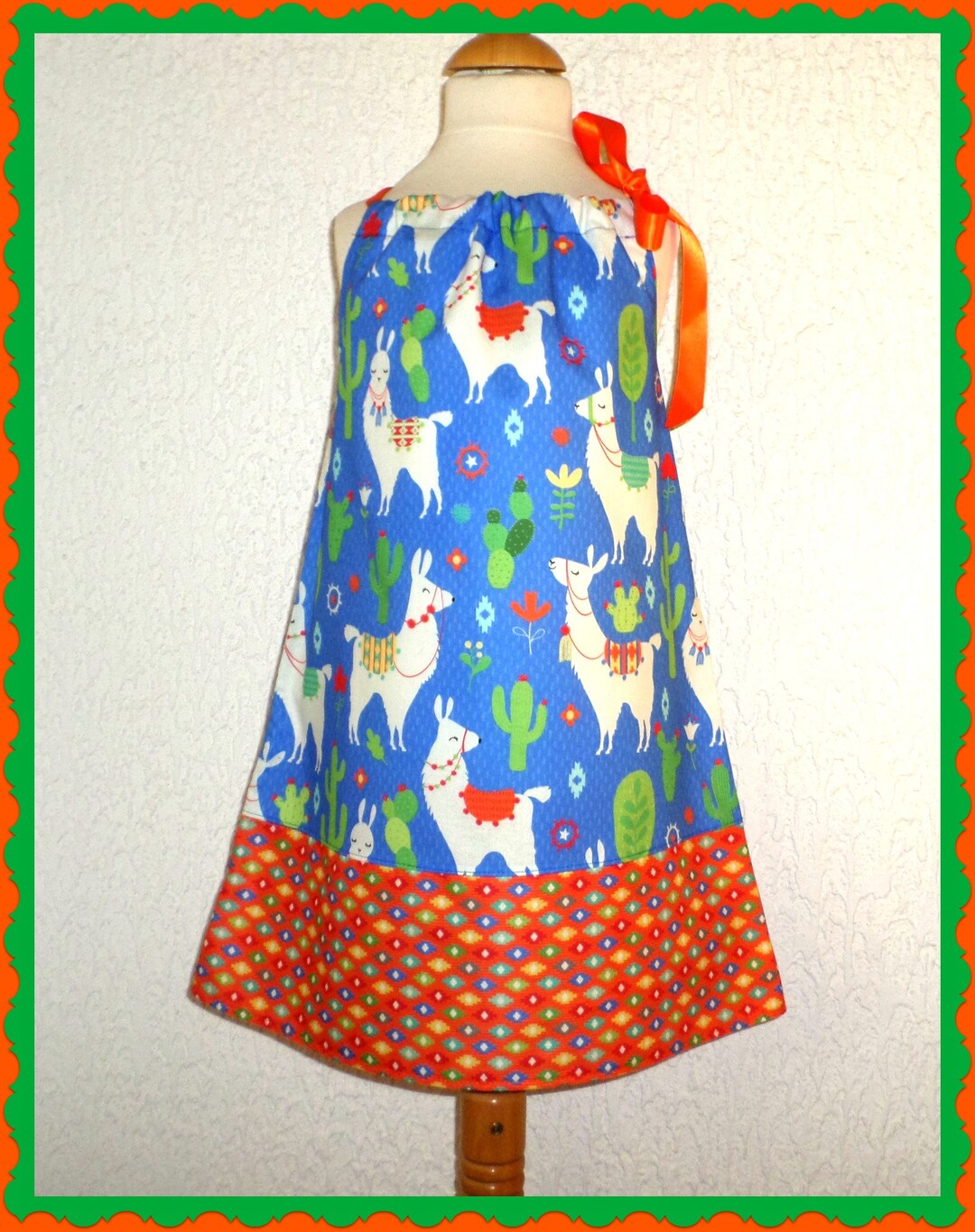 Robe LAMA coton 2 à 10 ans - Etsy France