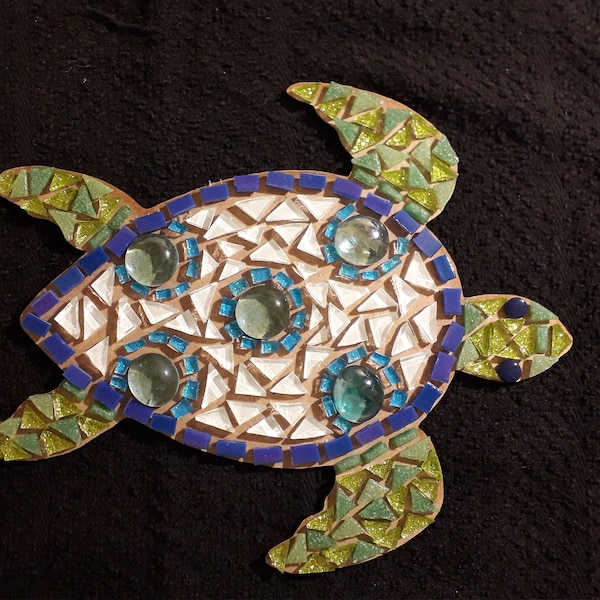 Turtle Mosaic - Etsy