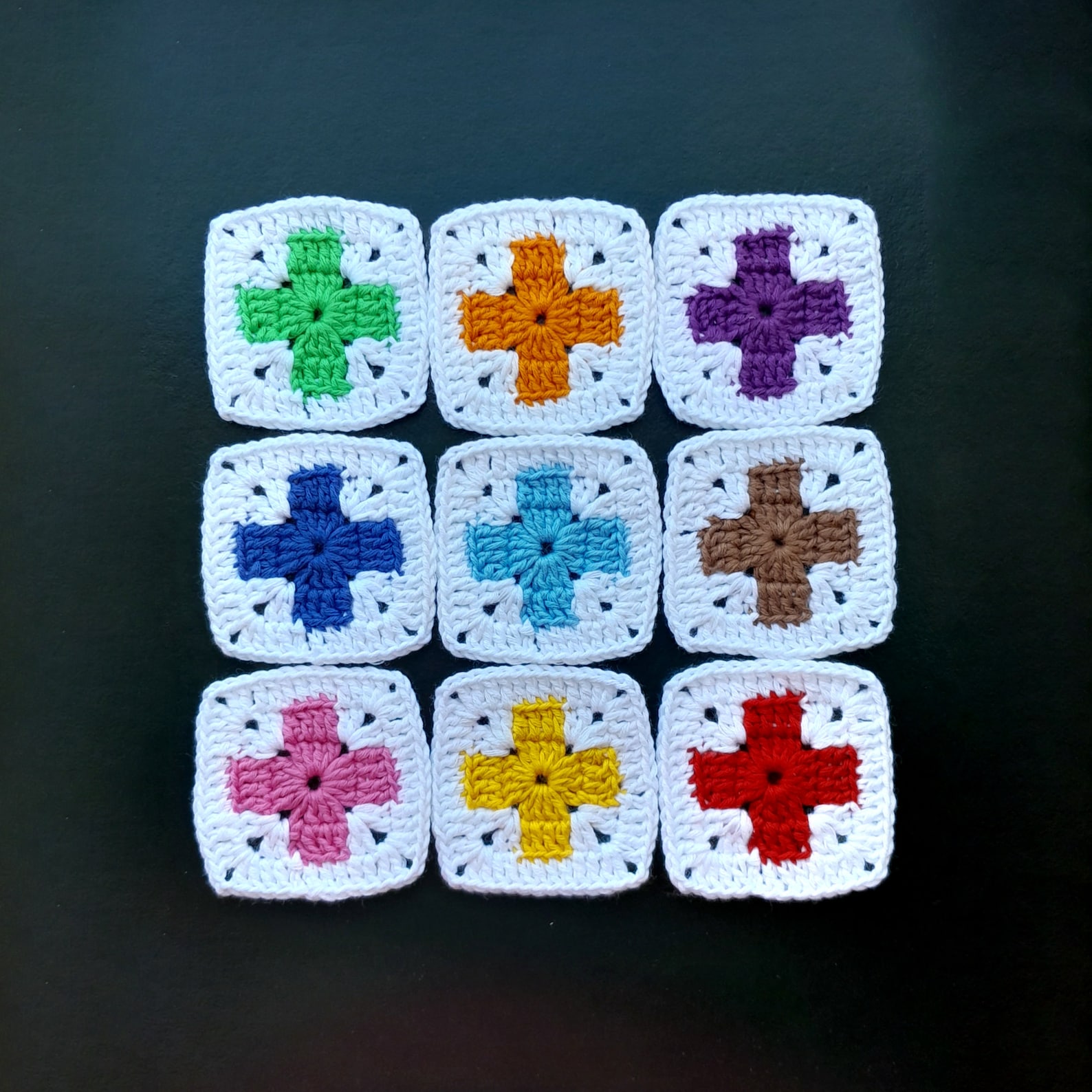 Cross Granny Square Pattern, Prayer Granny Square Pattern, Crochet ...