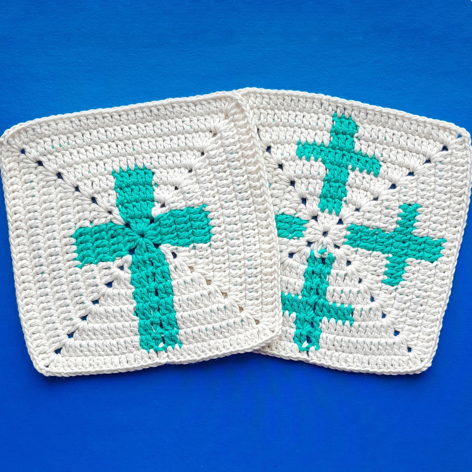 Cross Granny Square Crochet Pattern Set (PDF Download) - Etsy