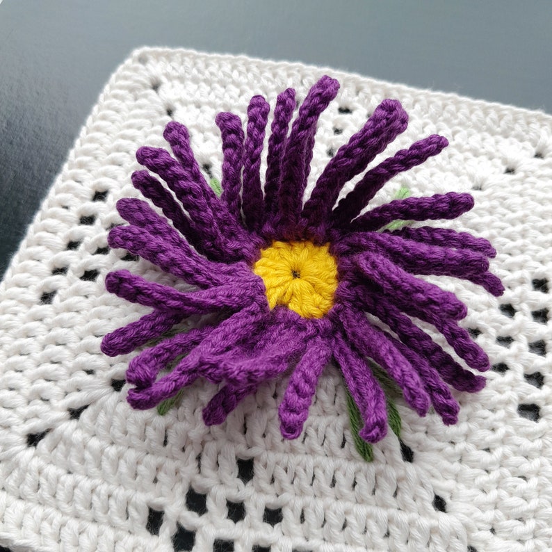 Granny Square Pattern Granny Square Flower Pattern Granny - Etsy