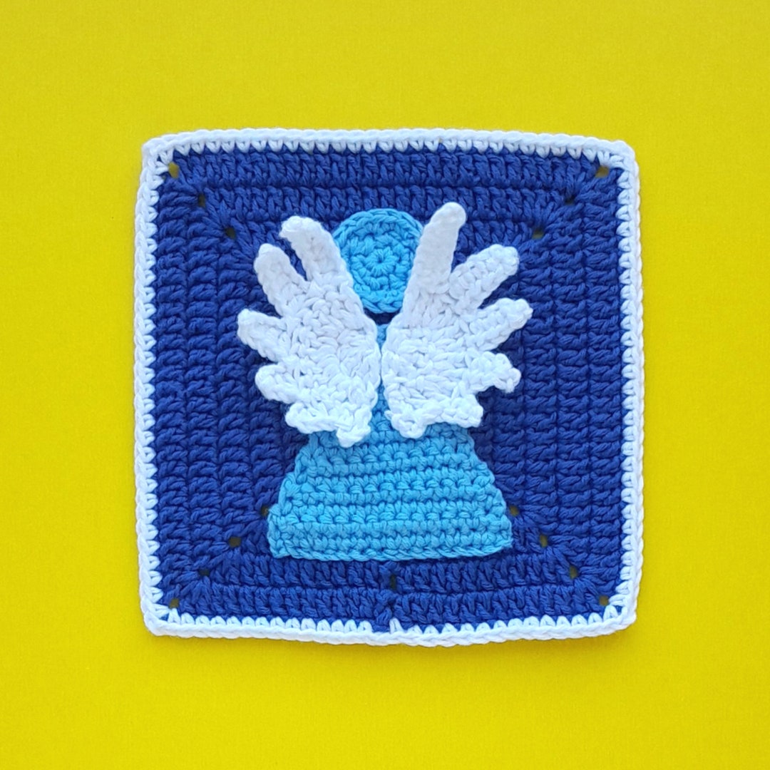 Christmas Angel Granny Square Crochet Pattern (PDF Download) - Etsy