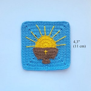 Holy Grail Granny Square Pattern, Prayer Granny Square Pattern, Crochet ...