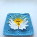 Angel Wings Sun Crochet Granny Square Pattern (PDF Download) - Etsy