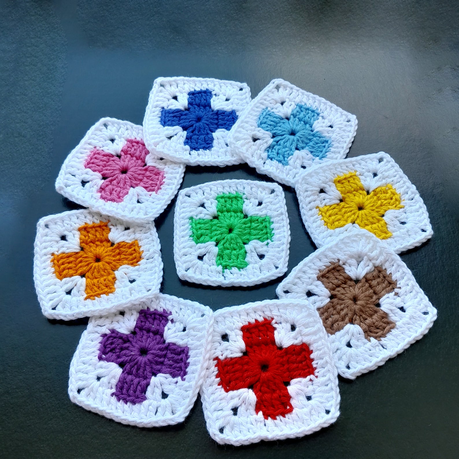 Cross Granny Square Pattern, Prayer Granny Square Pattern, Crochet ...