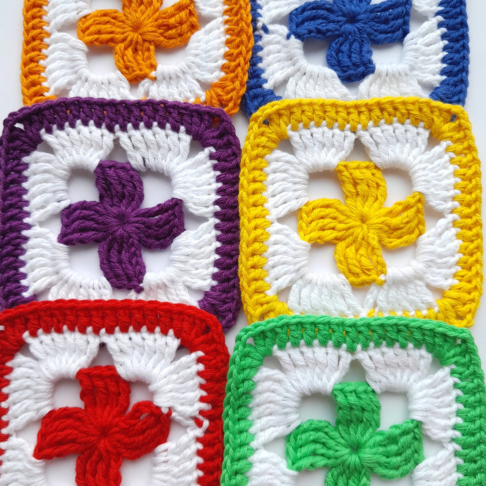 Cross Granny Square Pattern, Prayer Granny Square Pattern, Crochet ...