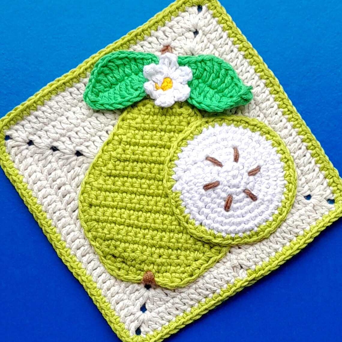 Granny Square Pear Pattern (PDF Download) - Etsy