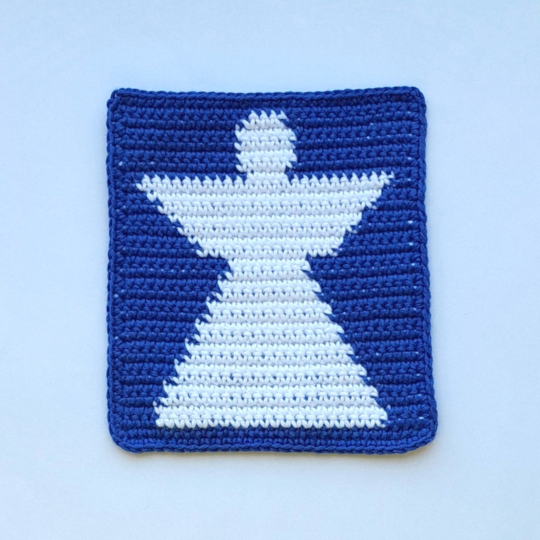Christmas Angel Crochet Square Pattern (PDF Download) - Etsy