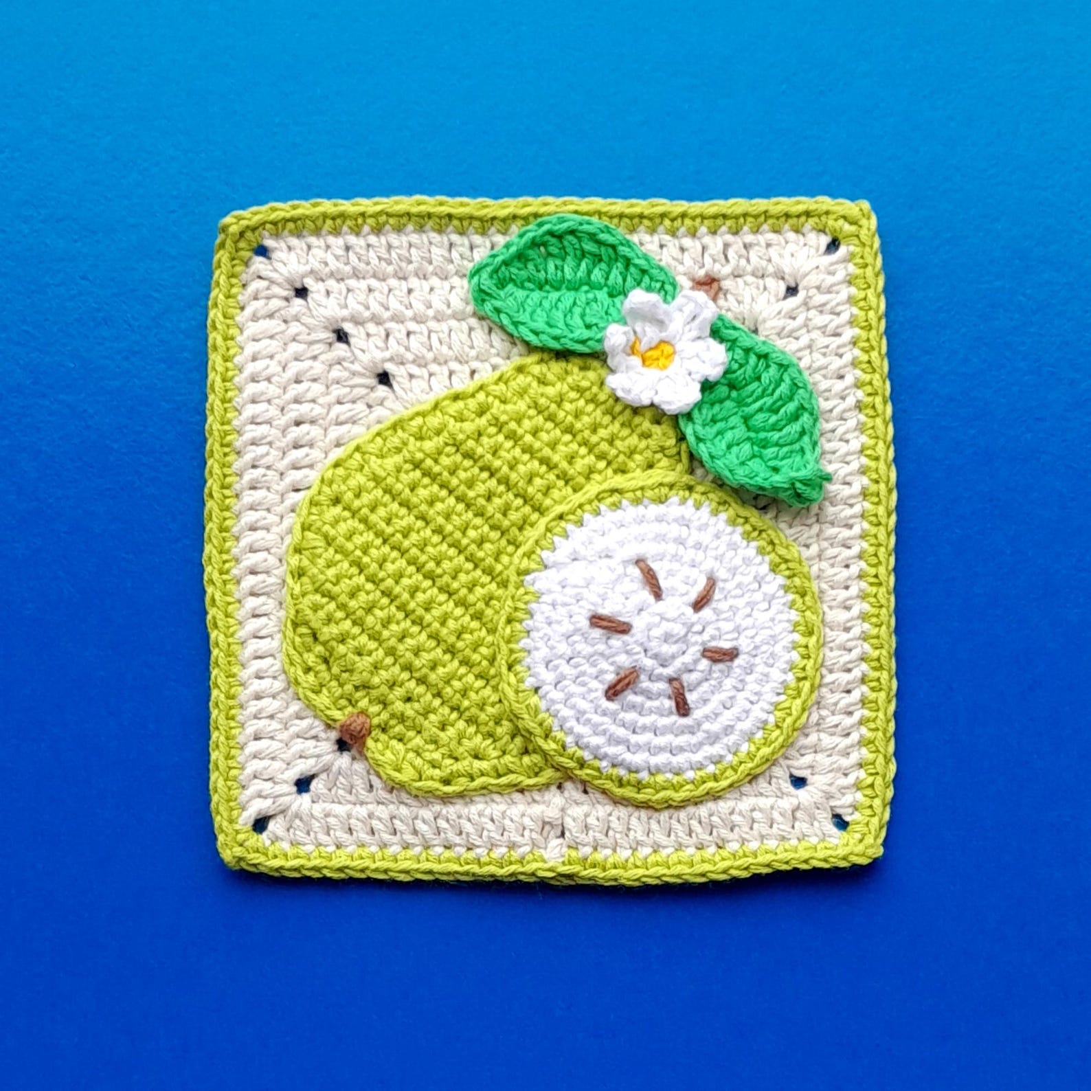 Granny Square Pear Pattern (PDF Download) - Etsy