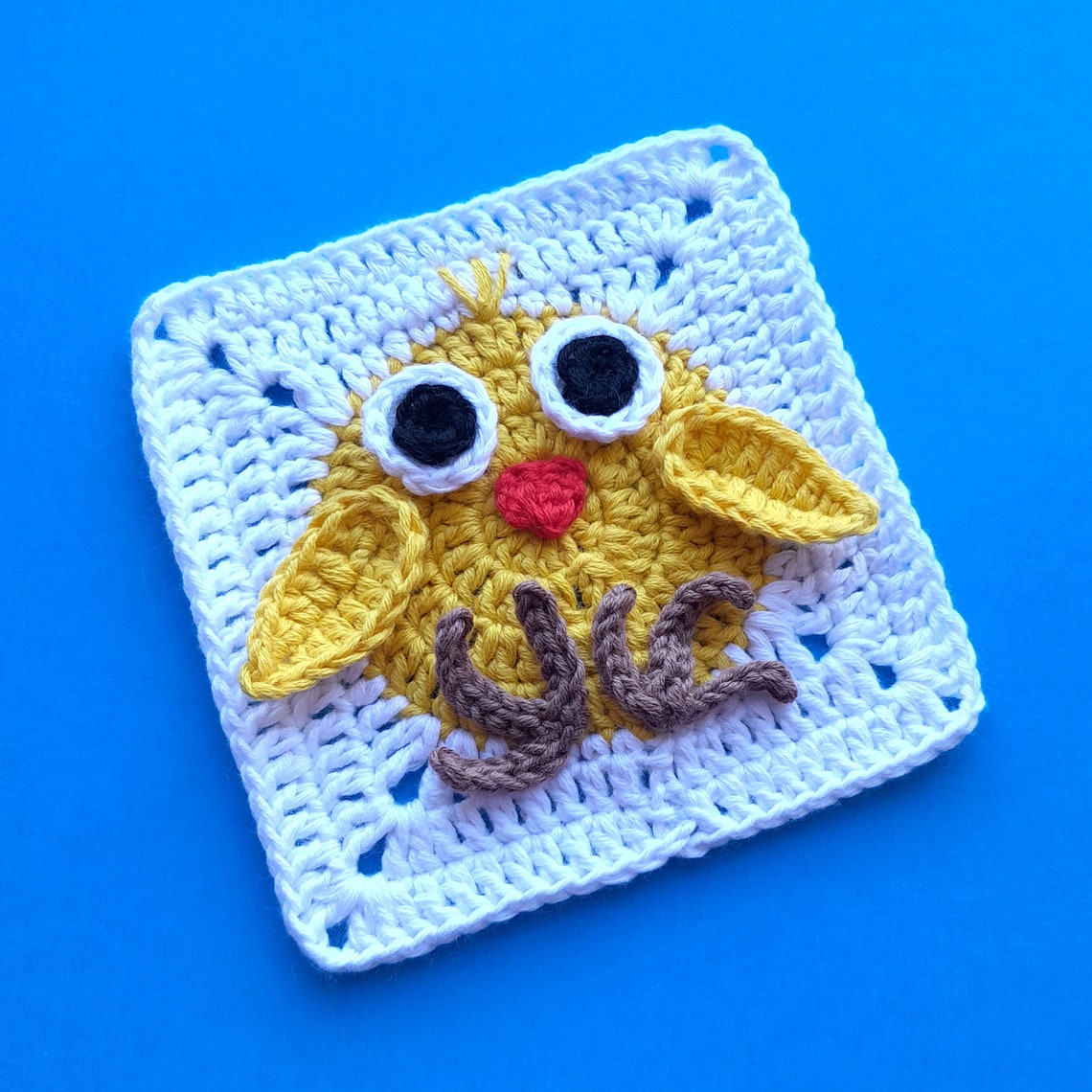 Easter Chicken Granny Square Crochet Pattern (PDF Download) - Etsy
