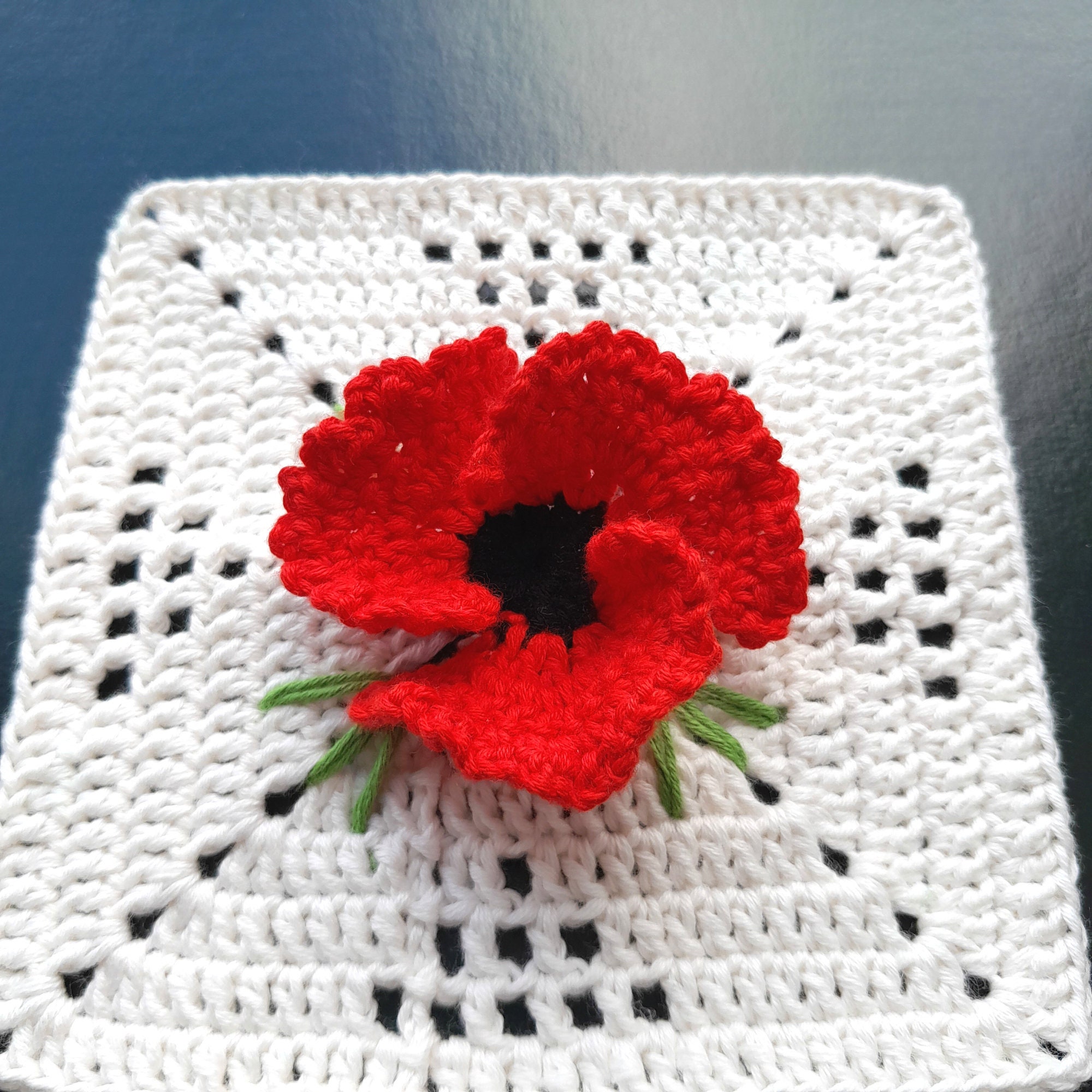 Granny Squares Flower Set Pattern Crochet Granny Square Flower Pattern