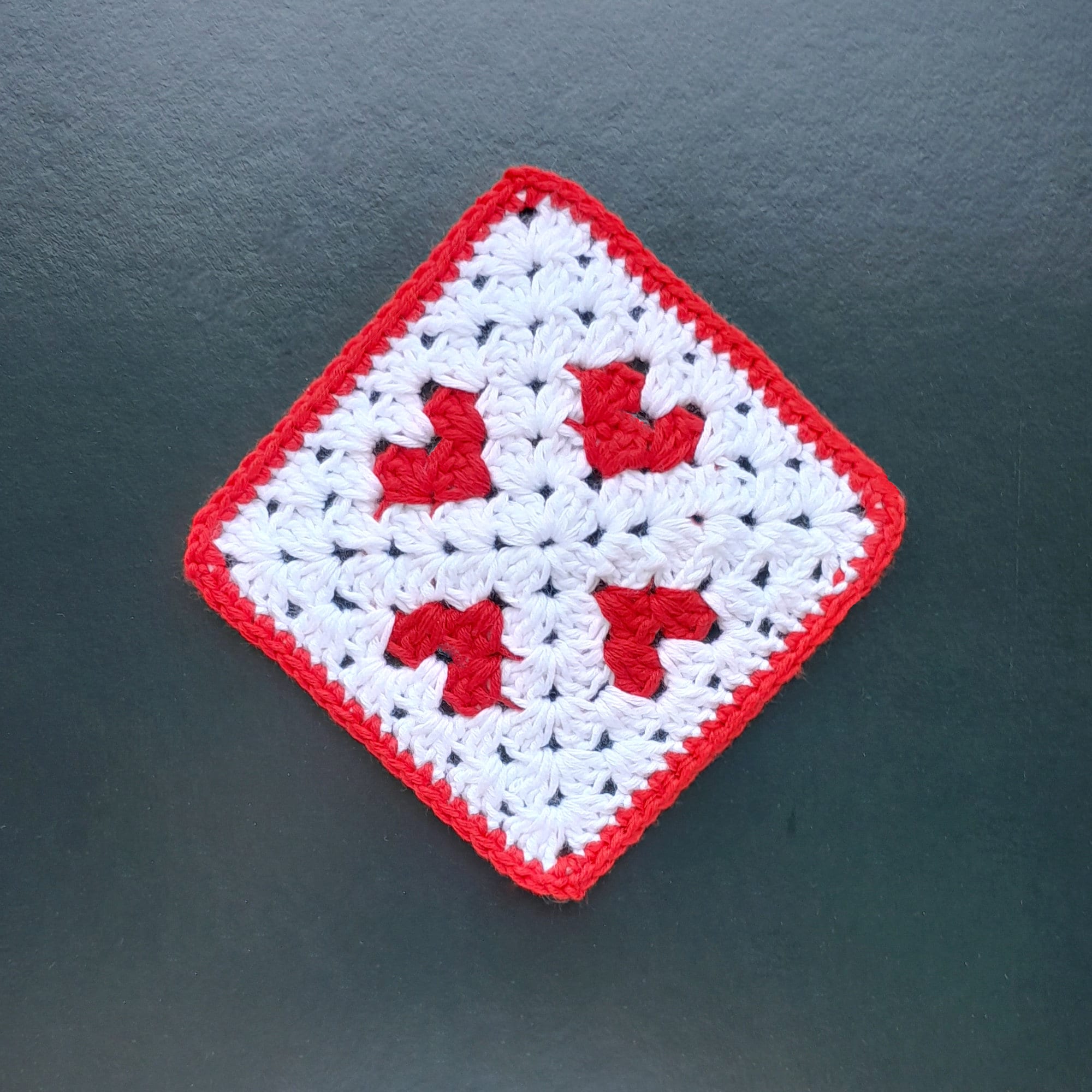 Crochet Granny Square Heart Pattern (PDF Download) - Etsy