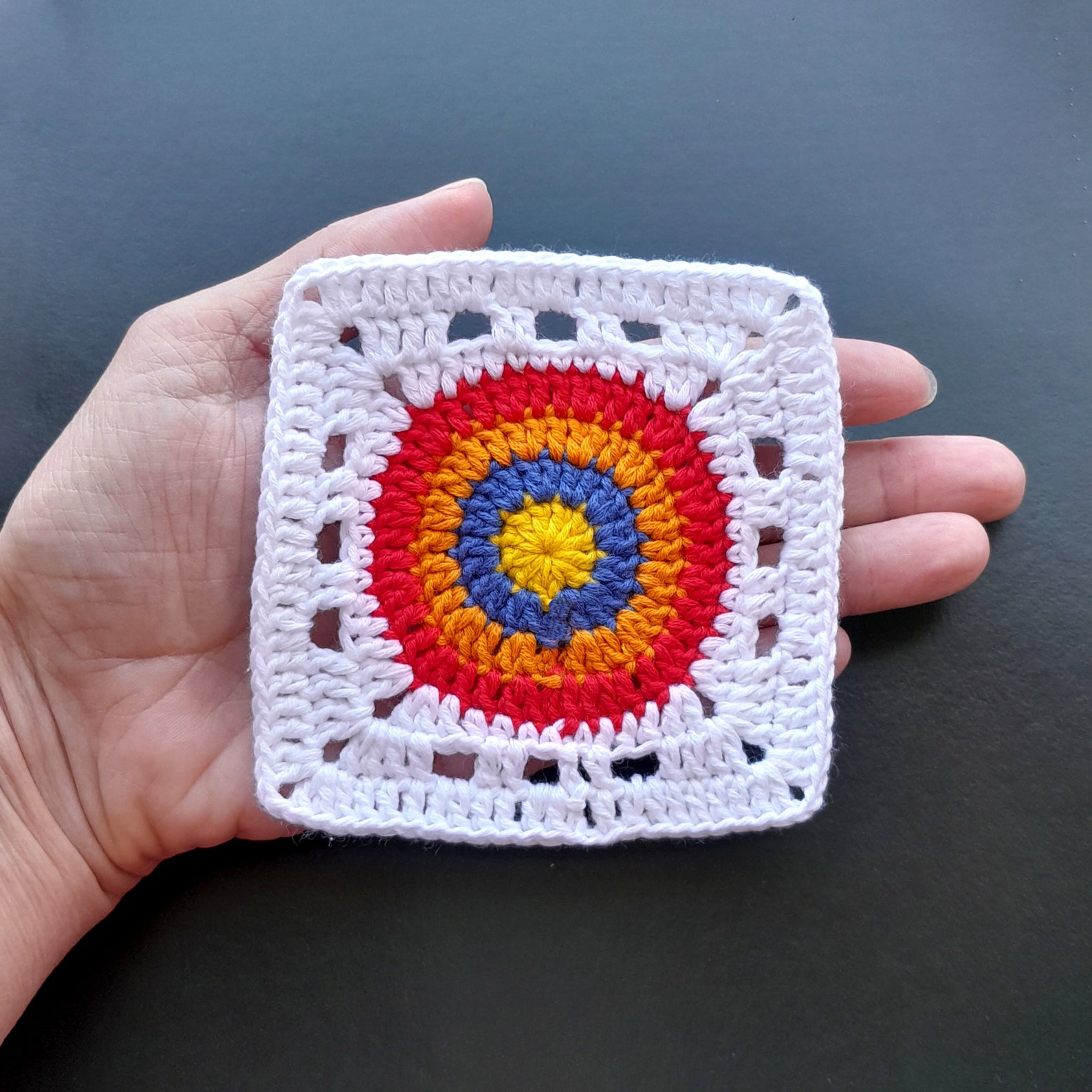 Granny Square Pattern, Crochet Granny Square Pattern, Crochet Granny ...