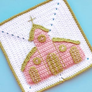 Church Granny Square Crochet Pattern (PDF Download) - Etsy