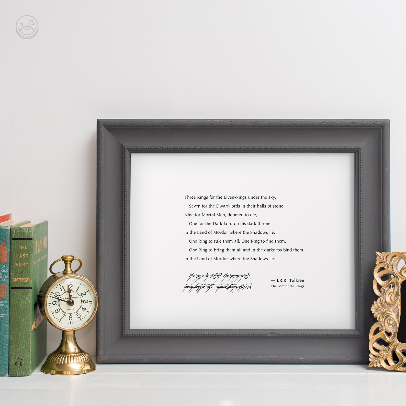One Ring to Rule Them All Quote Print Lord of the Rings JRR - Etsy UK
