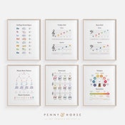 Note Reading Flash Cards Printable Flash Cards to Learn to - Etsy Canada