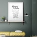 Bless Your Home Script Print, New Home Blessing Sign, Modern Quote Wall ...