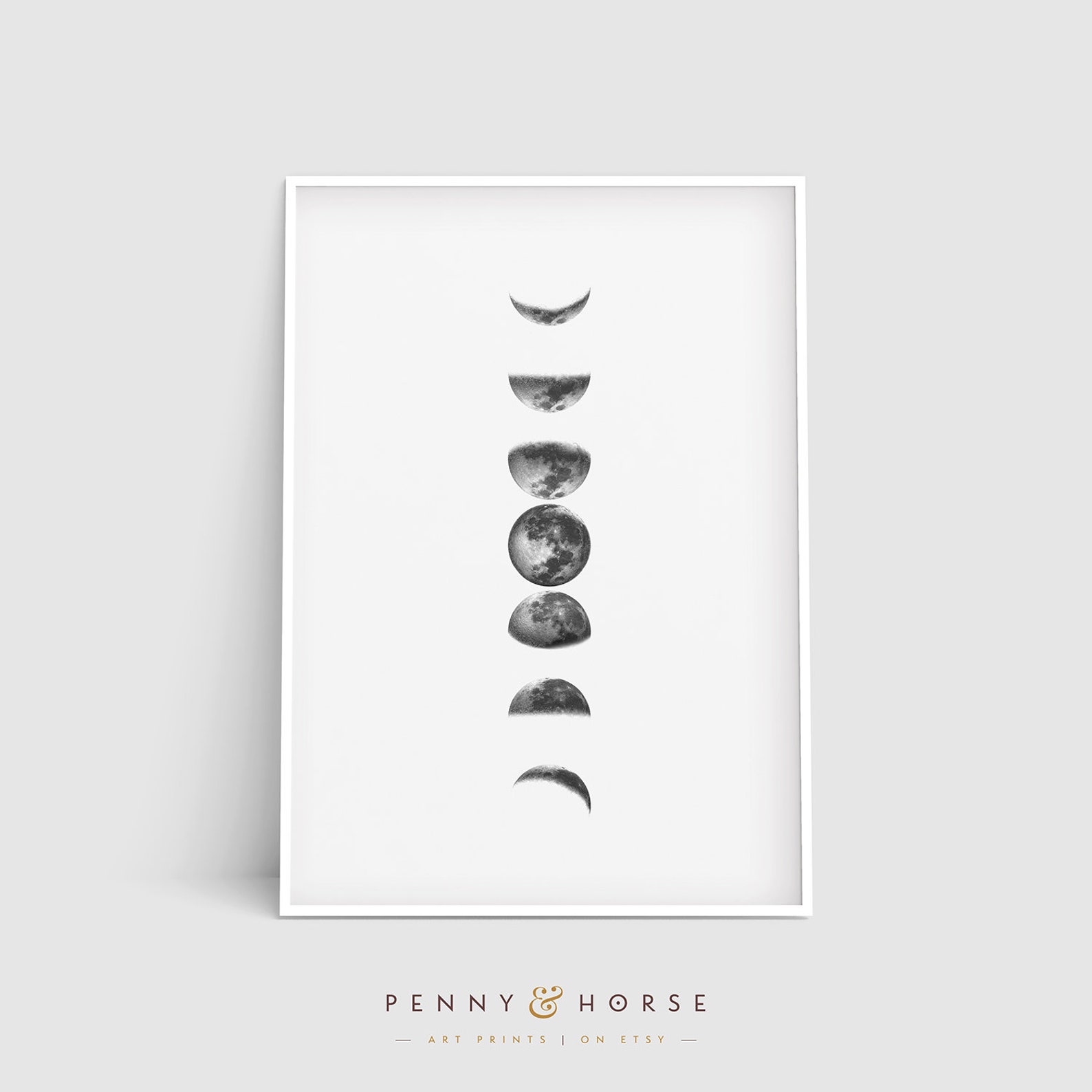Phases of the Moon Printable Moon Phases Printable Moon - Etsy