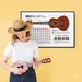 Ukulele Wall Chart, Ukulele Chords, Fretboard Notes, Ukulele Music ...