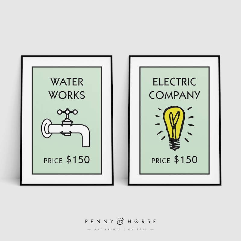 Monopoly Toilet Prints - Etsy