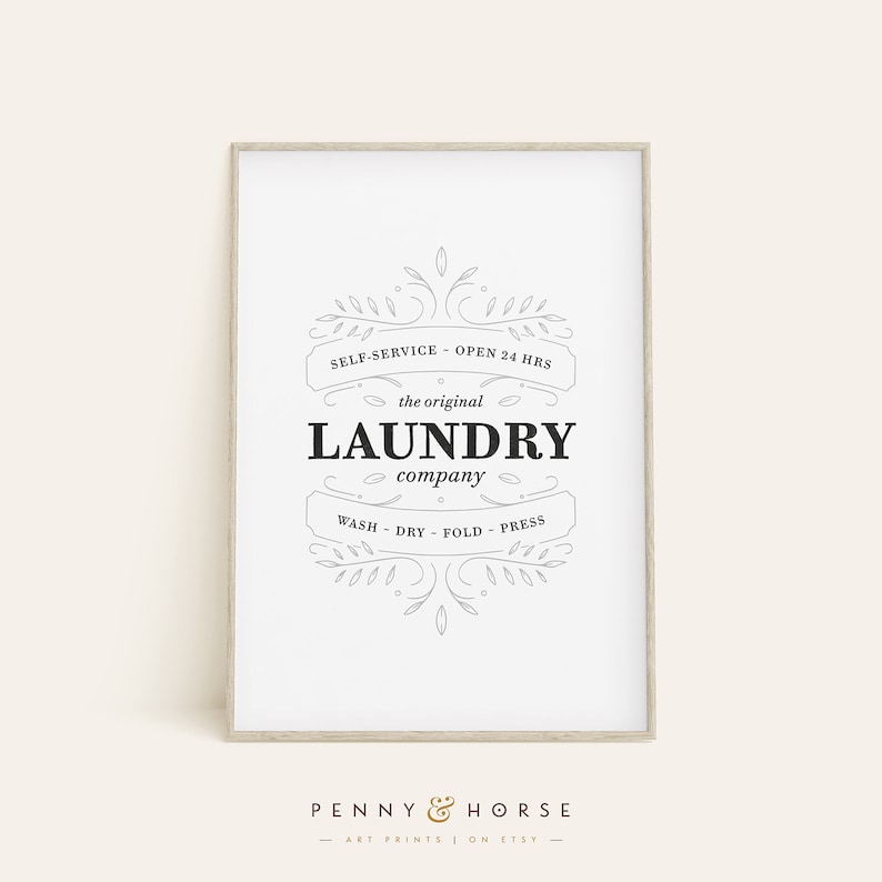 Vintage Laundry Print Laundry Wall Decor Printable Art - Etsy Australia