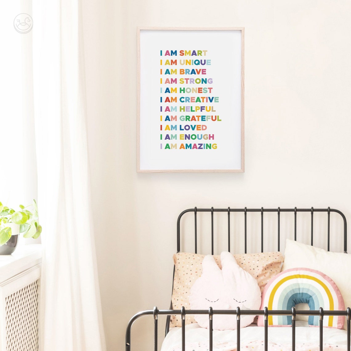 Affirmations for Kids Print, Positive Wall Art, Inspiring Wall Decor ...