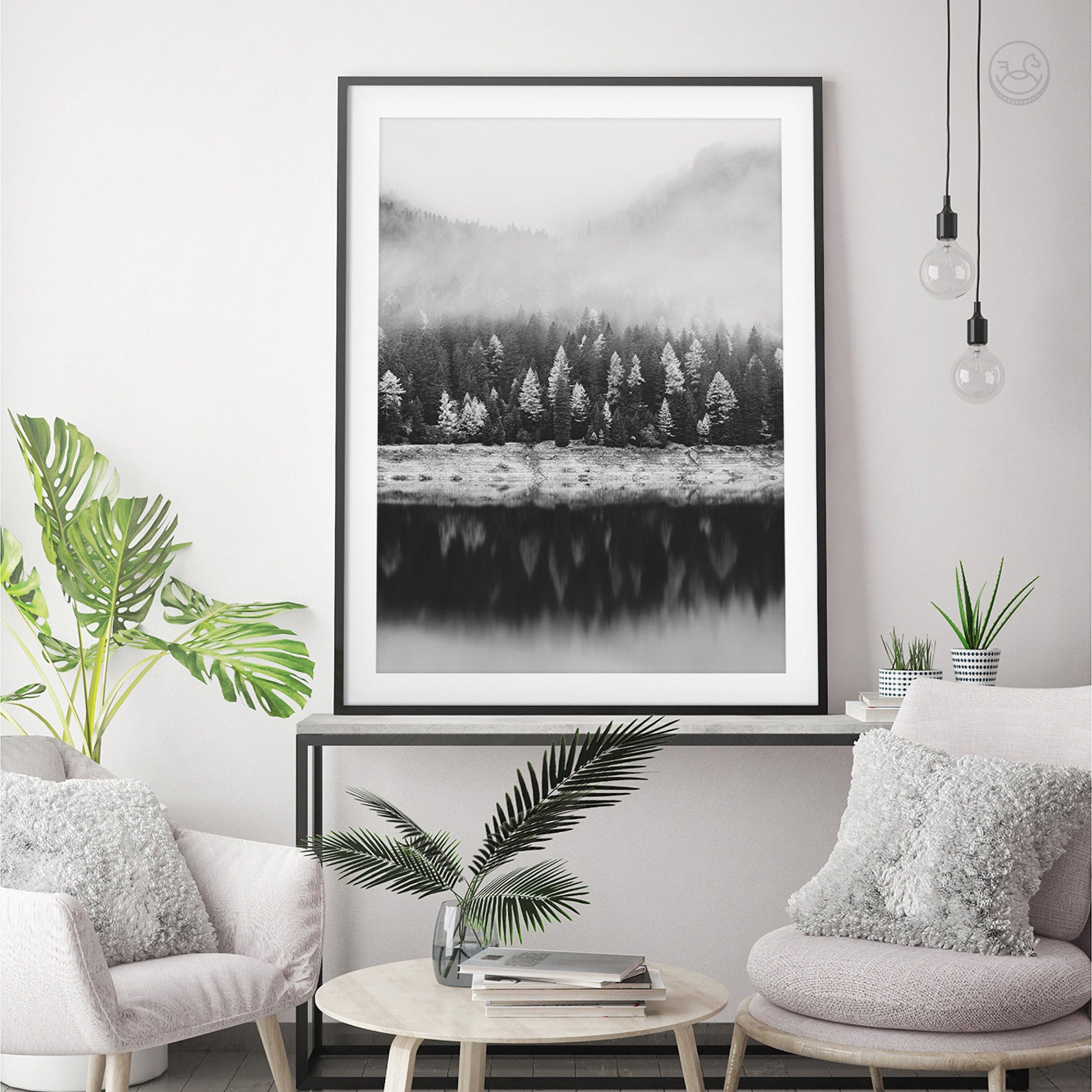 Forest Print Nature Print Forest Art Print Nordic Print - Etsy