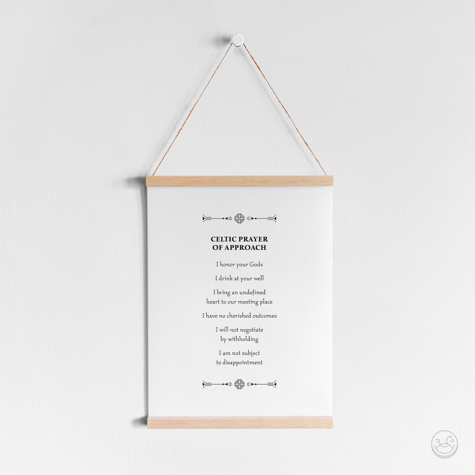 Celtic Prayer of Approach Print Vow of Friendship Irish - Etsy