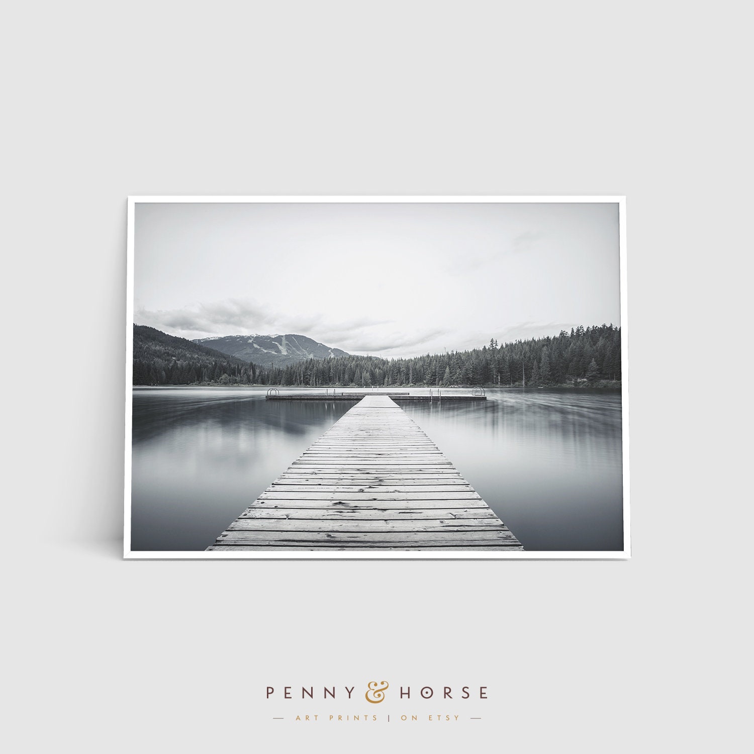 Lake Print, Horizontal Print, Horizontal Wall Art, Lake Wall Art, Lake ...