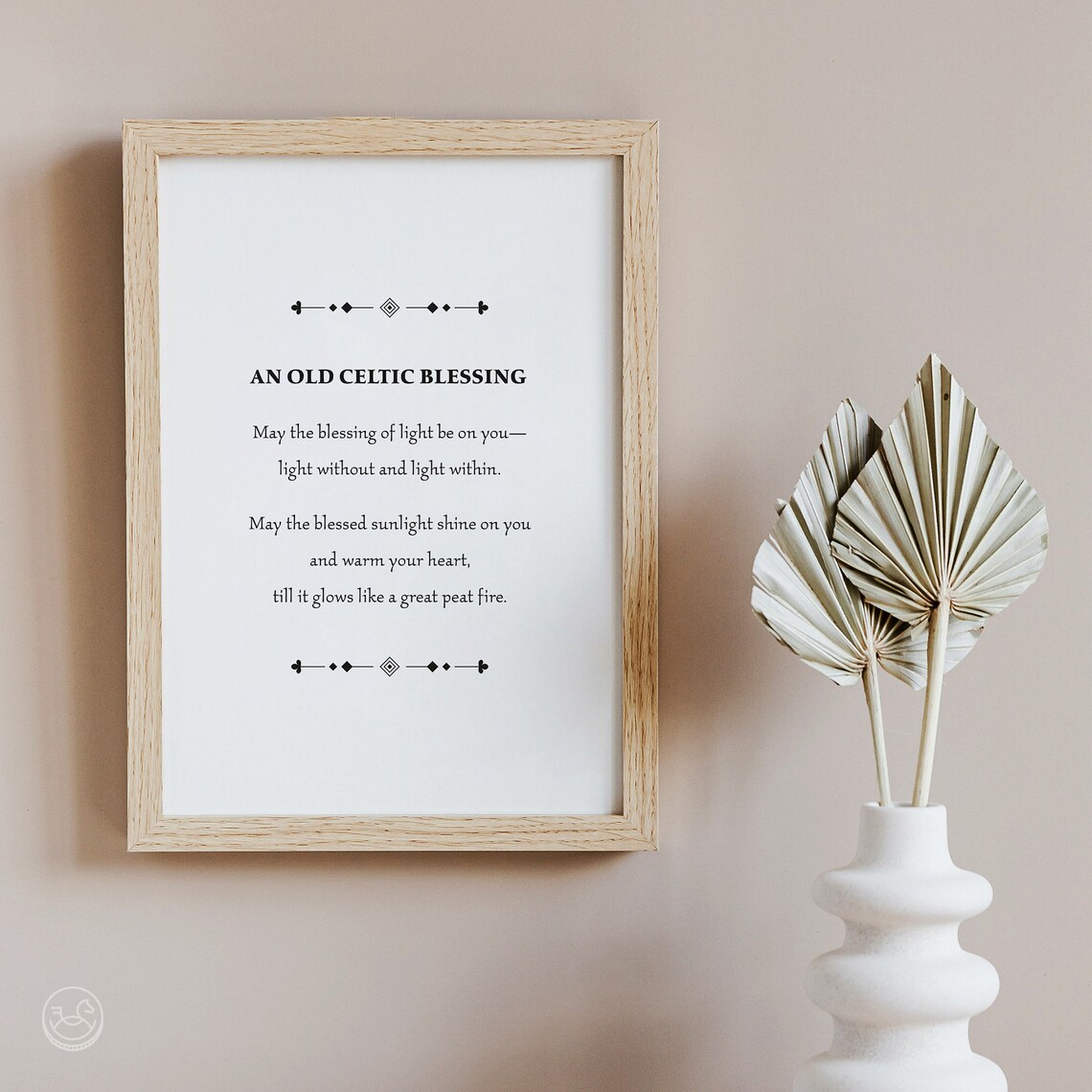 Old Celtic Blessing Art Print, Irish Prayer, Irish Saying Wall Art ...