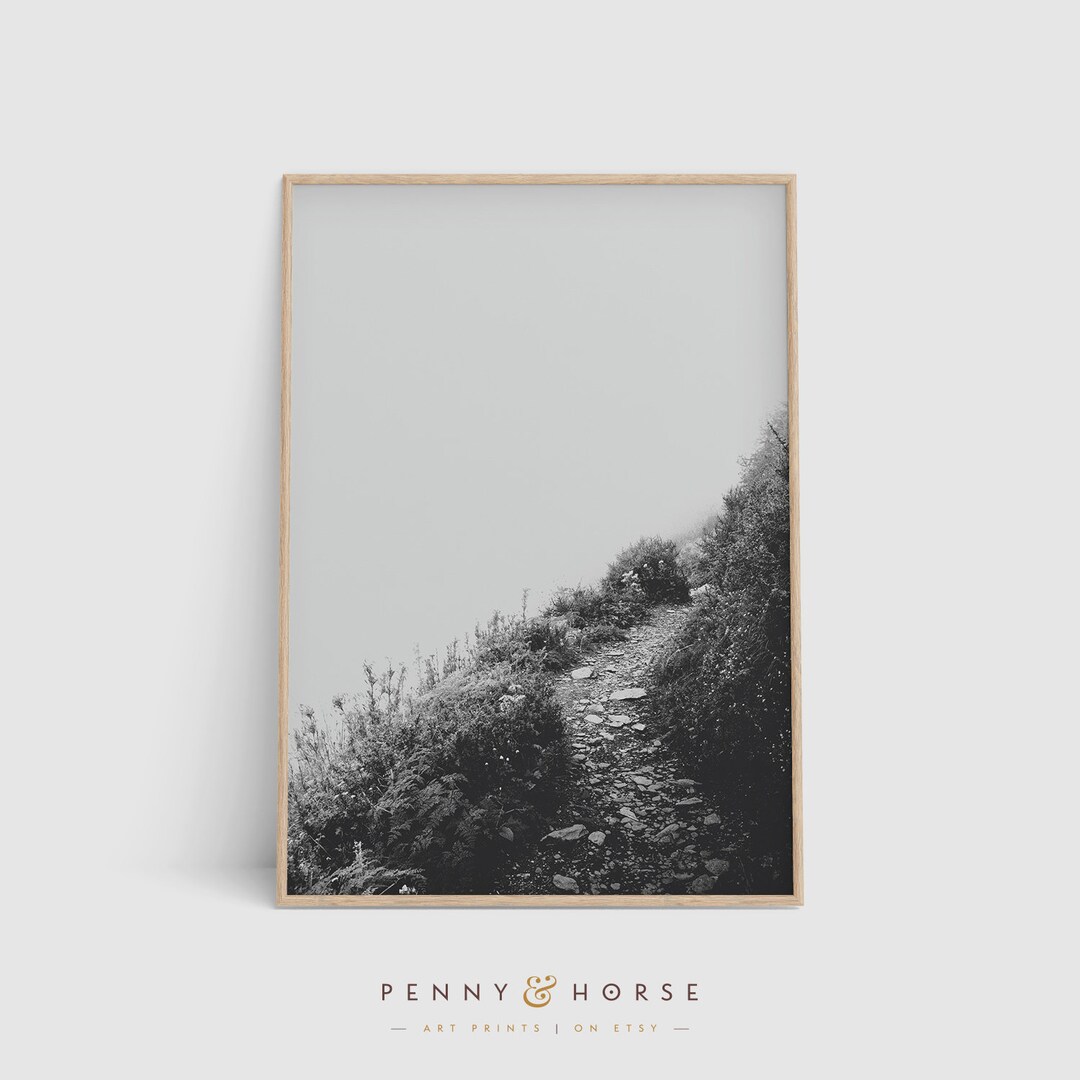 Mountain Path Print, Serene Wall Art, Photography, Tranquility, Wall ...