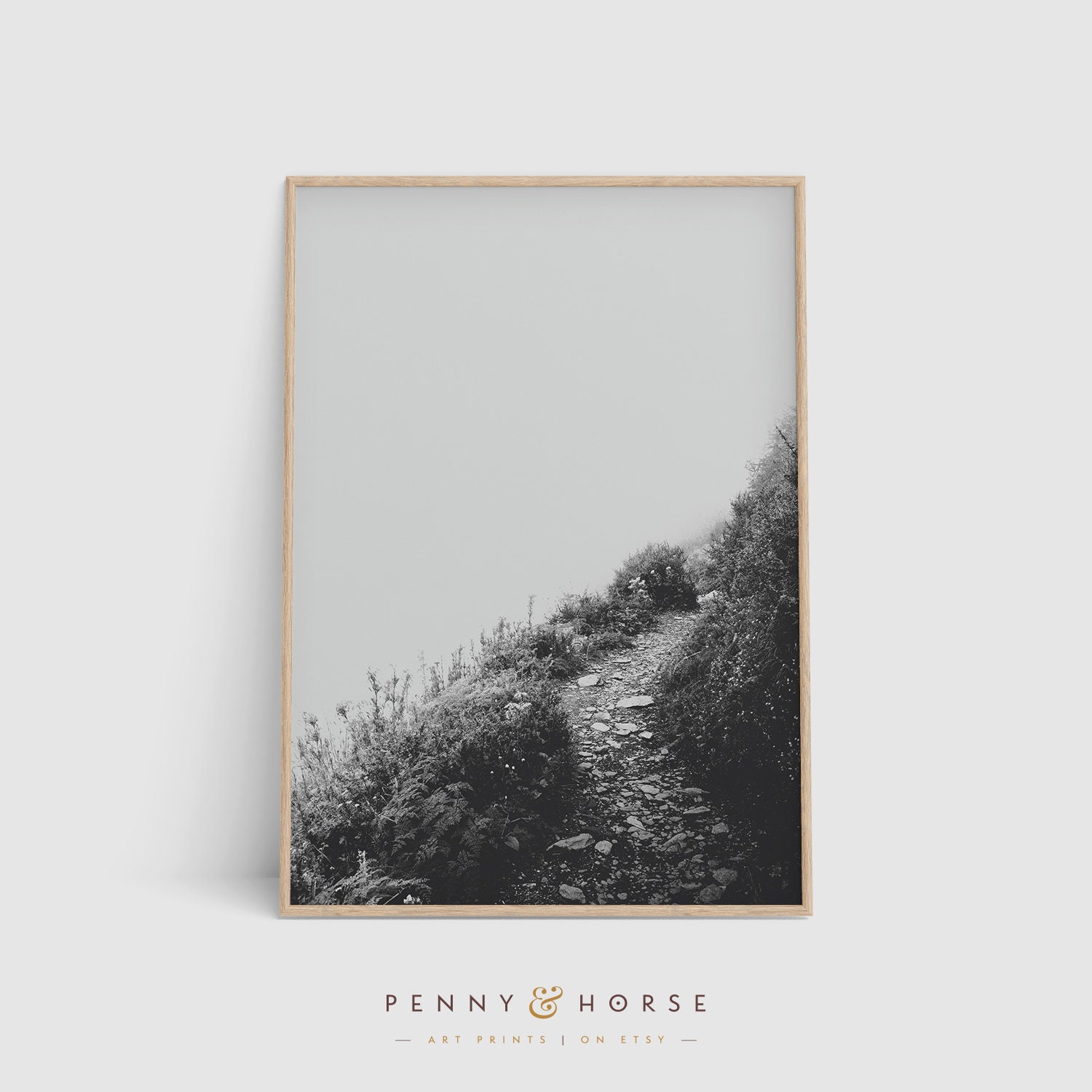 Mountain Path Print Serene Wall Art Photography | Etsy