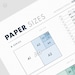 ISO Paper Size Reference Poster Common Paper Envelope Sizes - Etsy