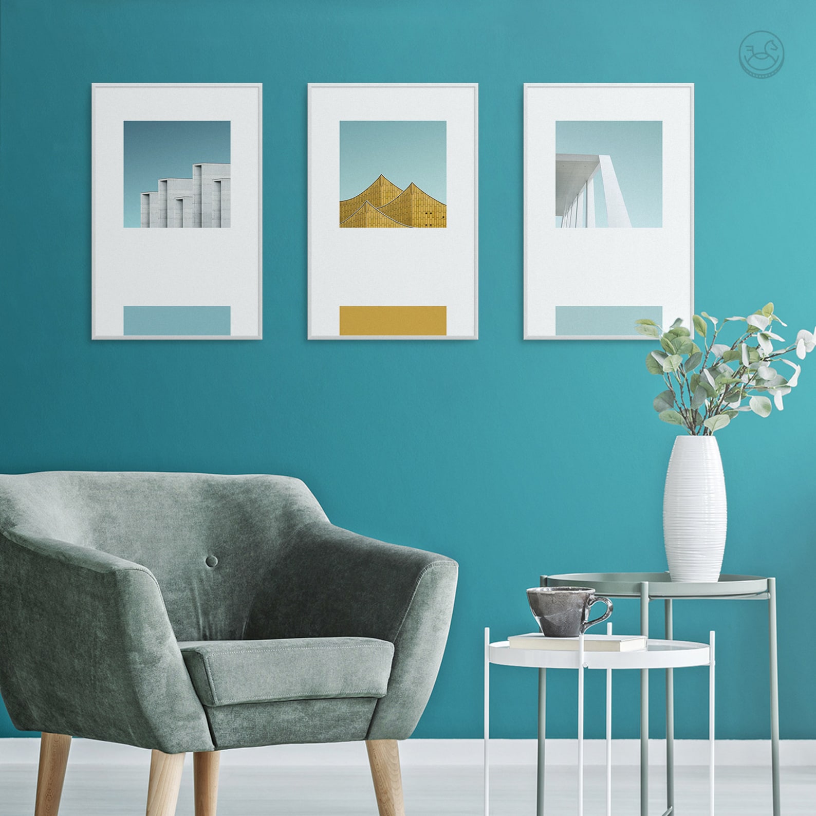 Architecture Print Color Set Printable Wall Art Photography | Etsy