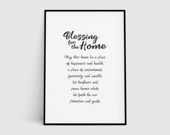 New Home Blessing - Etsy