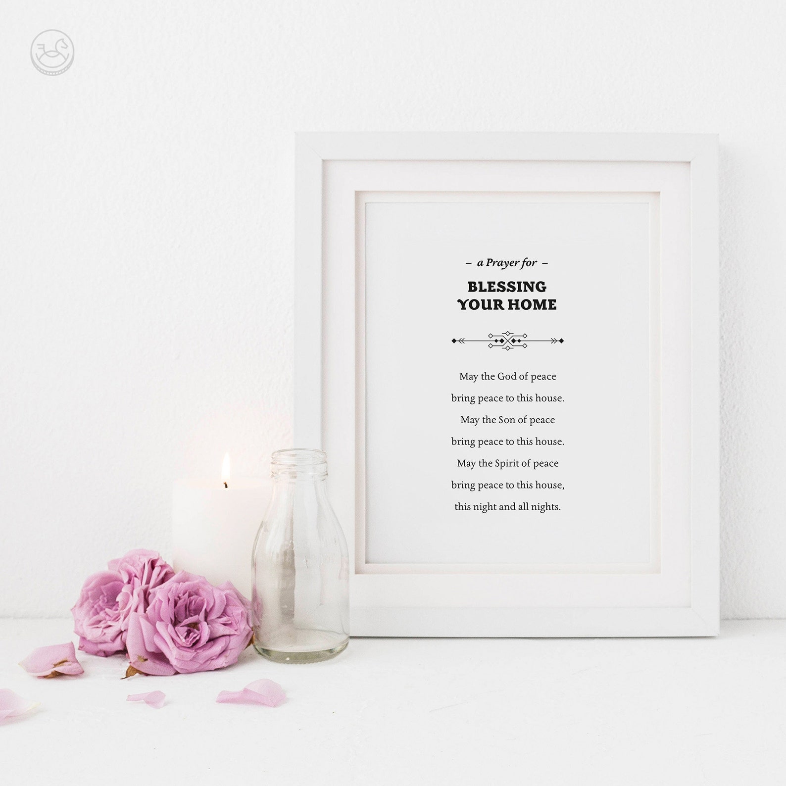 Home Blessing Prayer Print Blessing Your Home Prayer Peace | Etsy