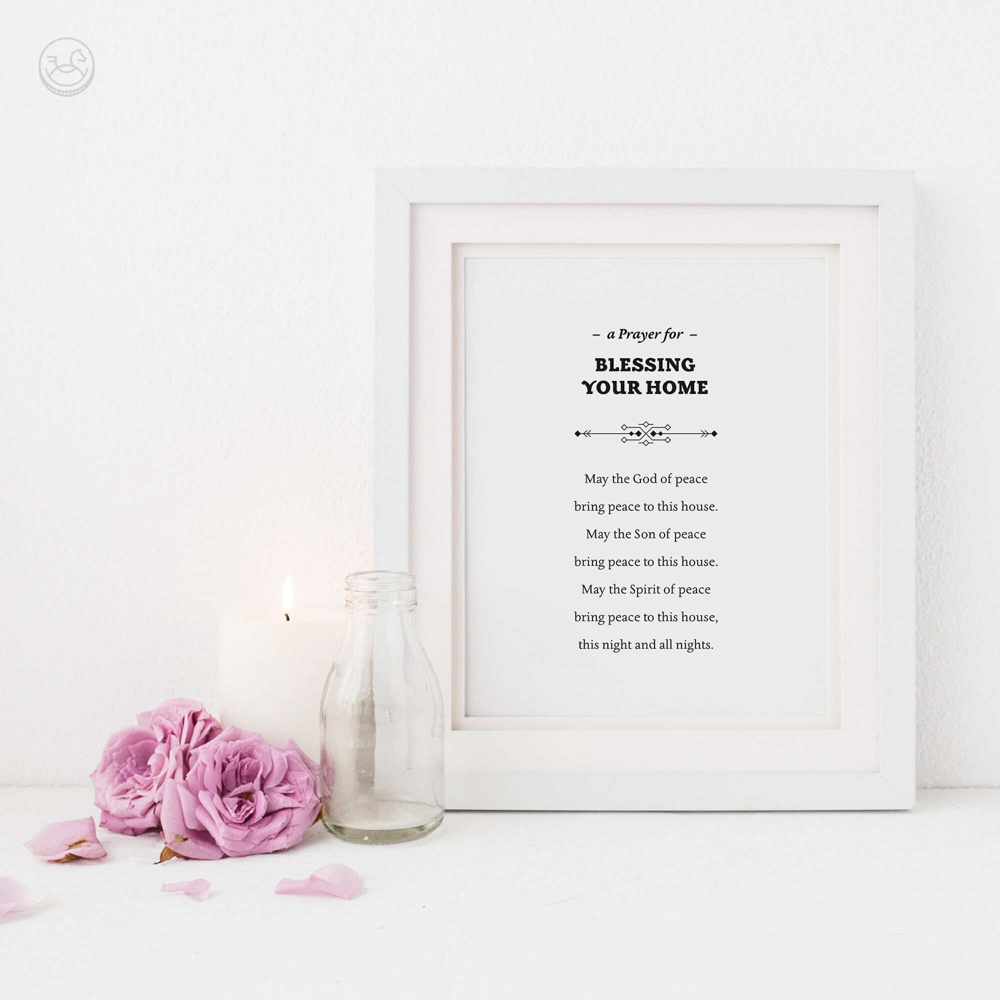 Home Blessing Prayer Print Blessing Your Home Prayer Peace | Etsy
