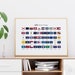 USA State Flags Print, Educational Wall Art, Classroom United States ...