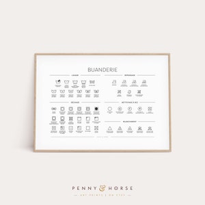 French Laundry Room Symbols Guide, Guide D’entretien Des Buanderies ...