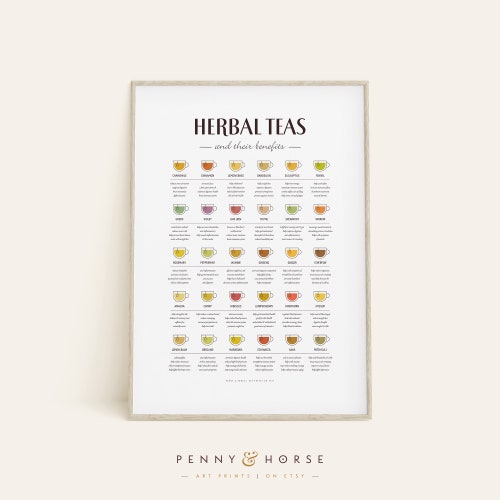 Tea Brewing Guide Infographic Poster Digital Download - Etsy
