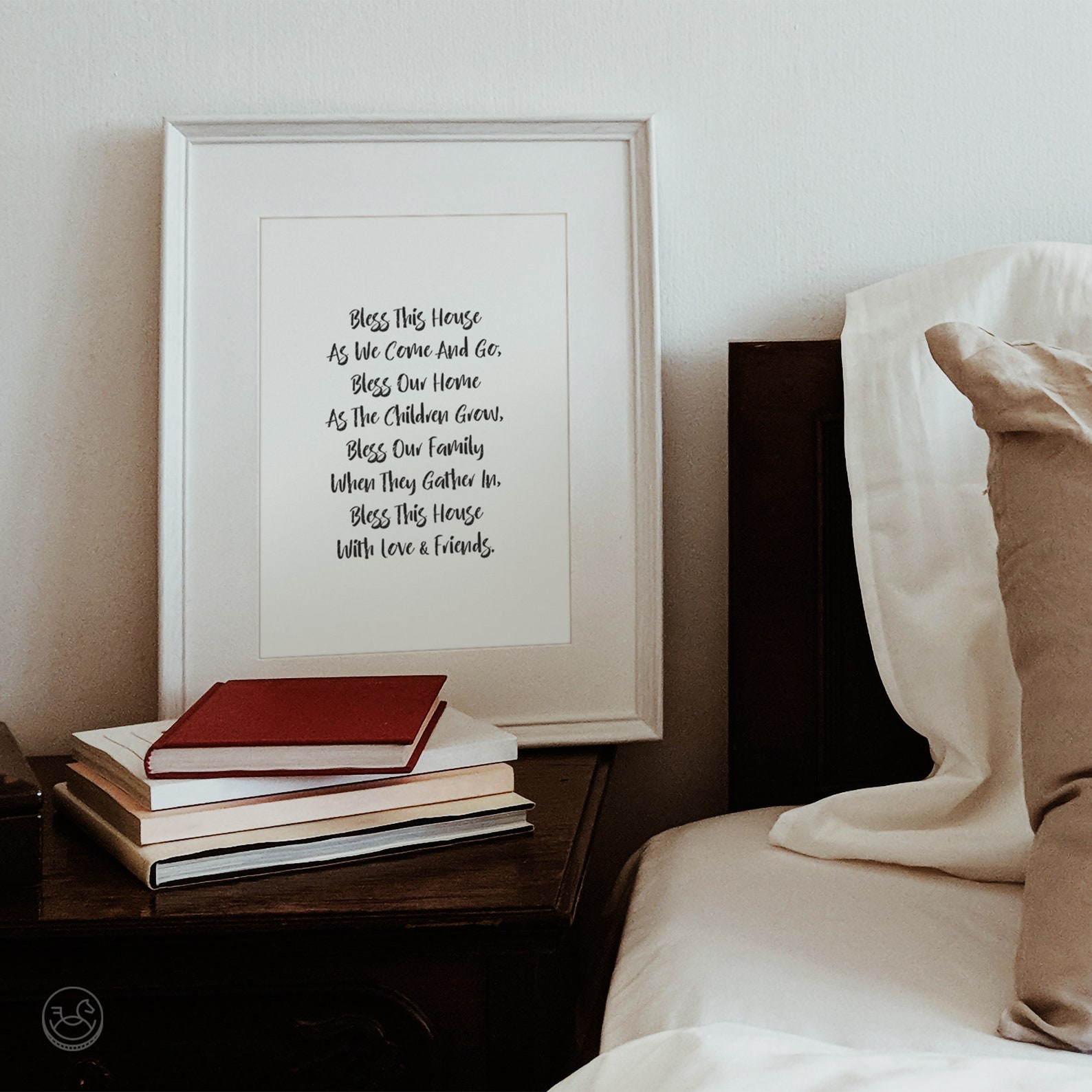 Bless This House Script Print, Home Blessing Sign, Blessing Poem ...