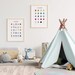 Shapes & Colors Posters, Educational Wall Art Set, Colorful Nursery ...