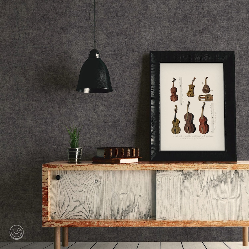Vintage Stringed Instrument Print Music Wall Art Vintage - Etsy UK